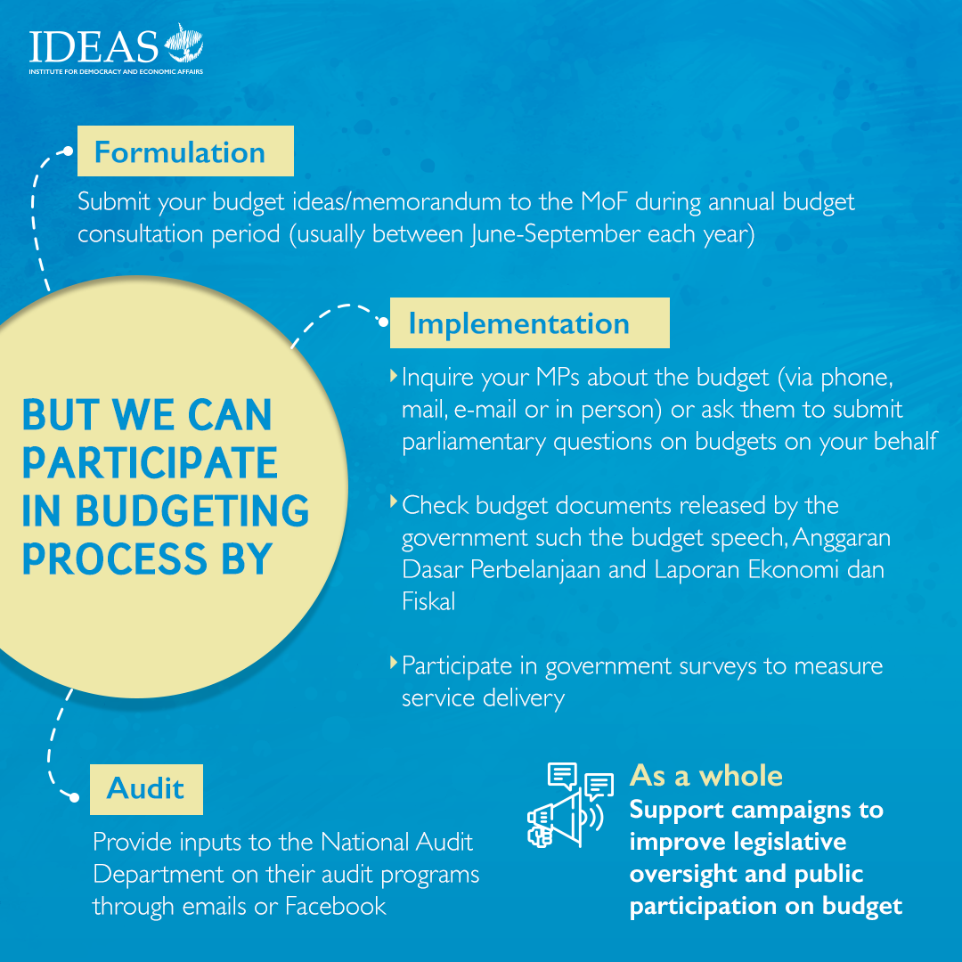 Open Budget: Do we have a say in how the public budget is used? | IDEAS