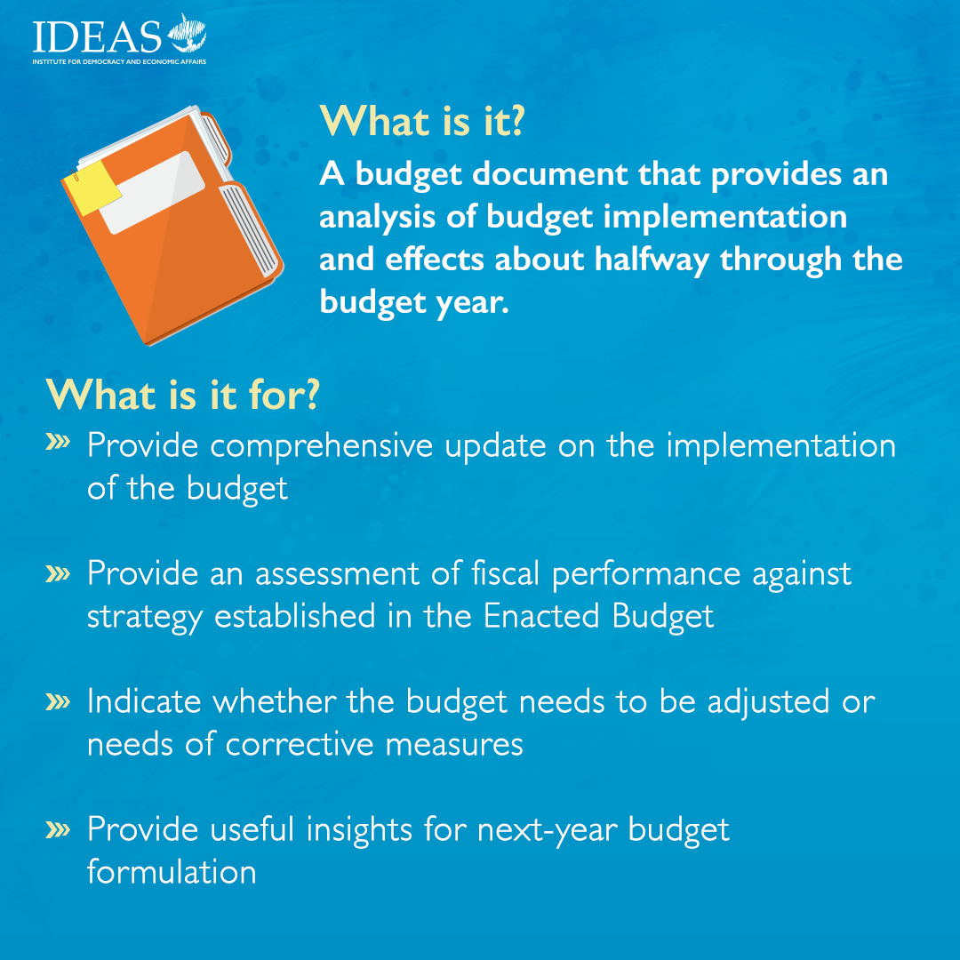 Open Budget: Publish Budget Mid-Year Review (MYR) | IDEAS