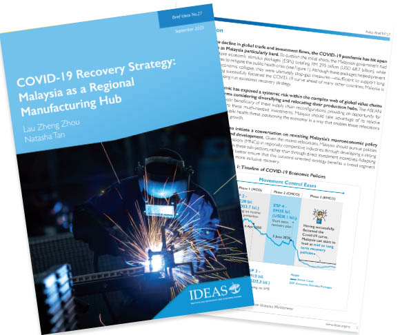Brief IDEAS No. 27 – COVID-19 Recovery Strategy: Malaysia as a Regional ...